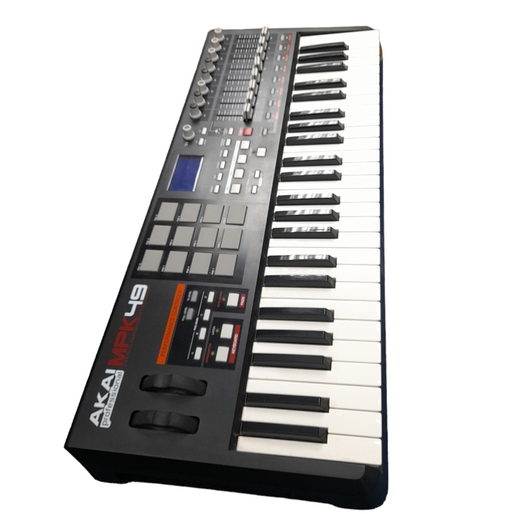 Pre-owned Akai AKAI PROFESSIONAL MPK49 MIDI Keyboard Controller - Own4Less